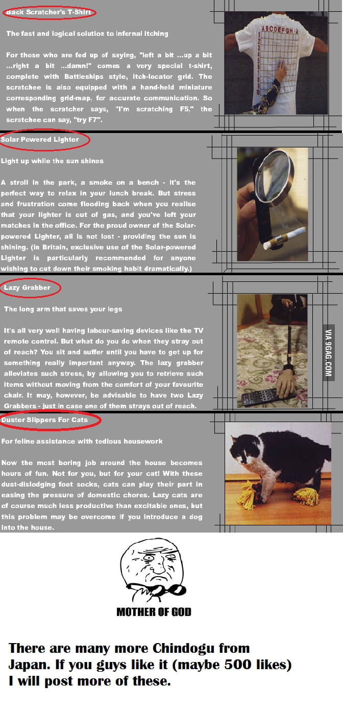 CHINDOGU- Unuseless Japanese Inventions for life - 9GAG