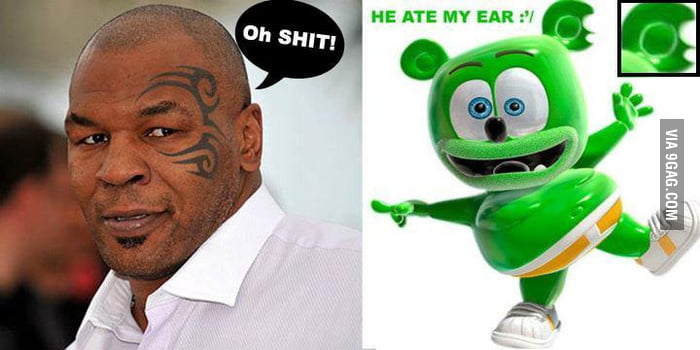 Mike Tyson ate his EAR :p - 9GAG