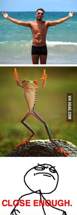Like me, Like a frog! - 9GAG
