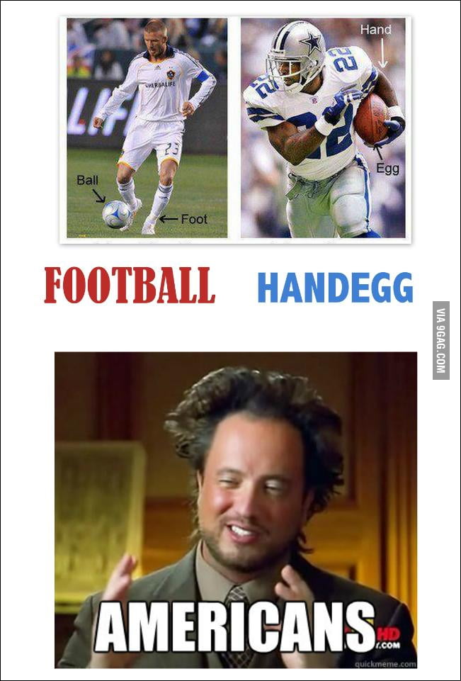 FOOTBALL vs HANDEGG...football wins - 9GAG
