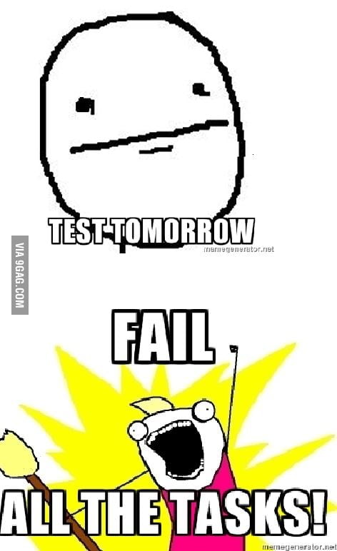 Test tomorrow - 9GAG