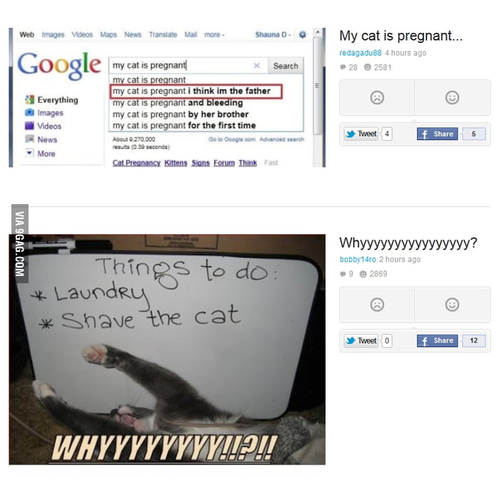 Because he likes shaved pussy - 9GAG