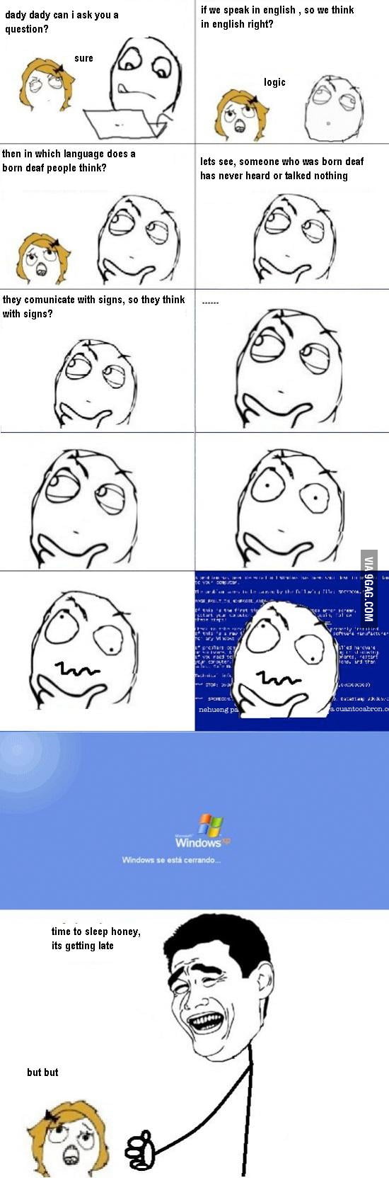 Deaf people mind f..cK - 9GAG