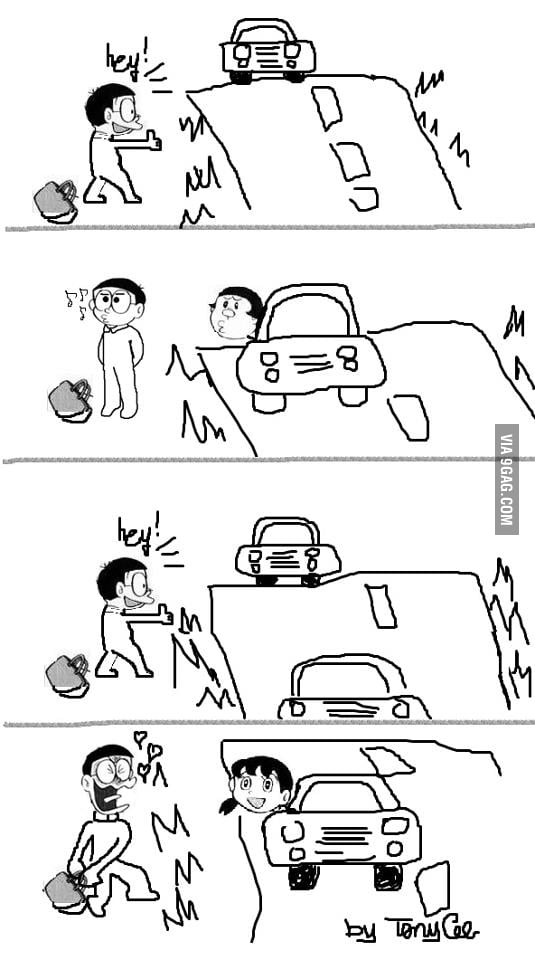 Just Nobita and Mr. Bean - 9GAG