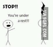 Under A Rest - 9GAG