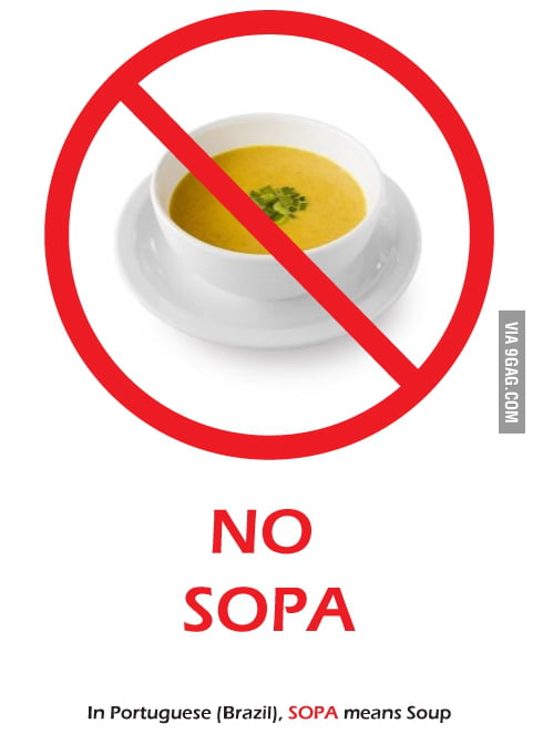 NO SOPA - 9GAG