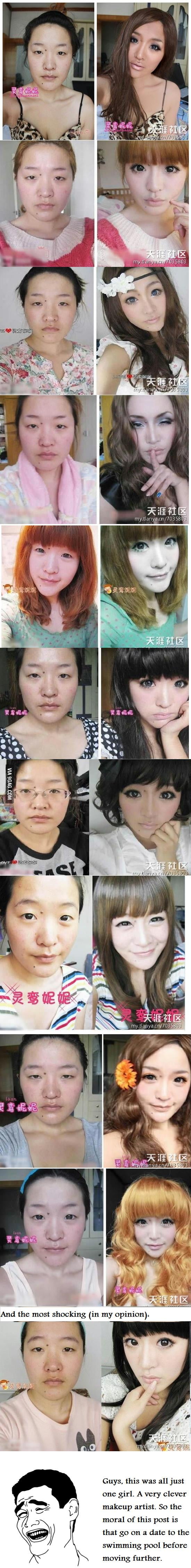 Makeup level: Asian - 9GAG