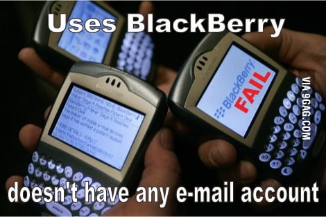 Blackberry fail - 9GAG