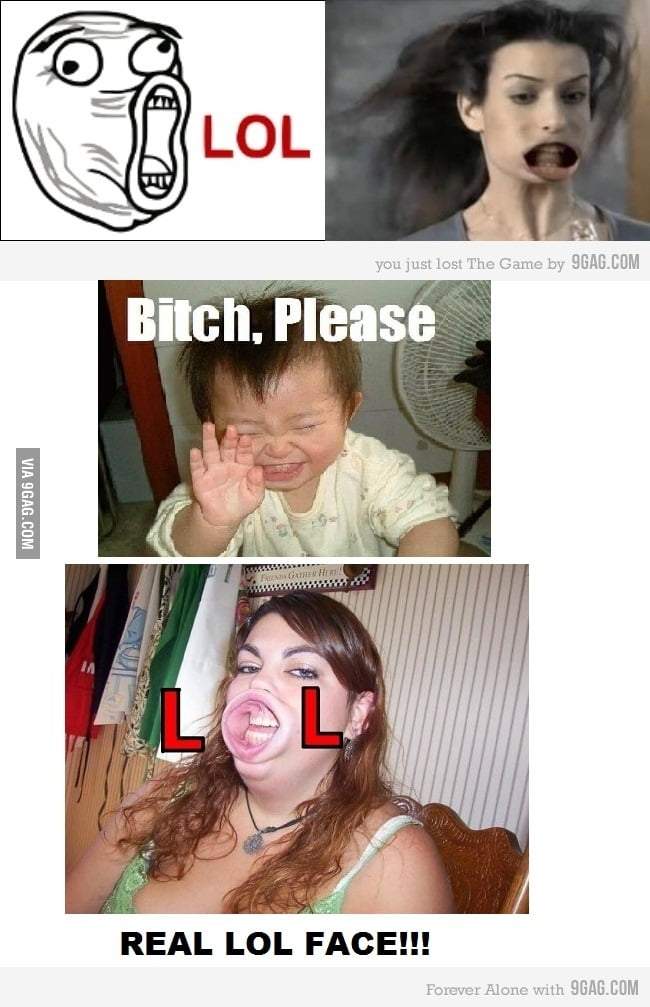 The Real LOL Face! - 9GAG