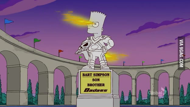 Bart Simpson - True Badass - 9GAG