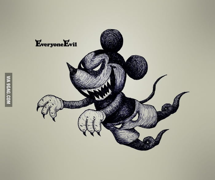 Evil Micky Mouse - 9GAG