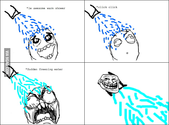 Troll shower - 9GAG