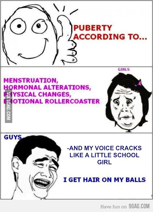 Puberty [Fixed] - 9GAG
