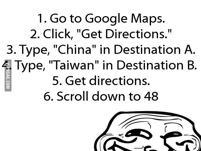 Google Maps is a Troll - 9GAG