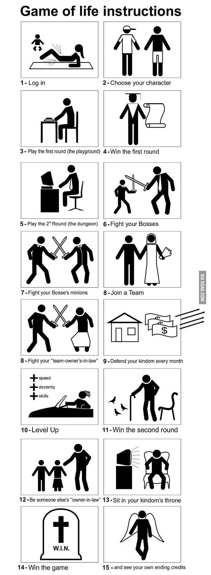  Simple Game Instructions 9GAG