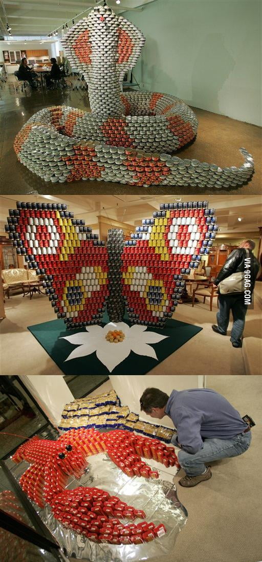 Just cans. =) - 9GAG