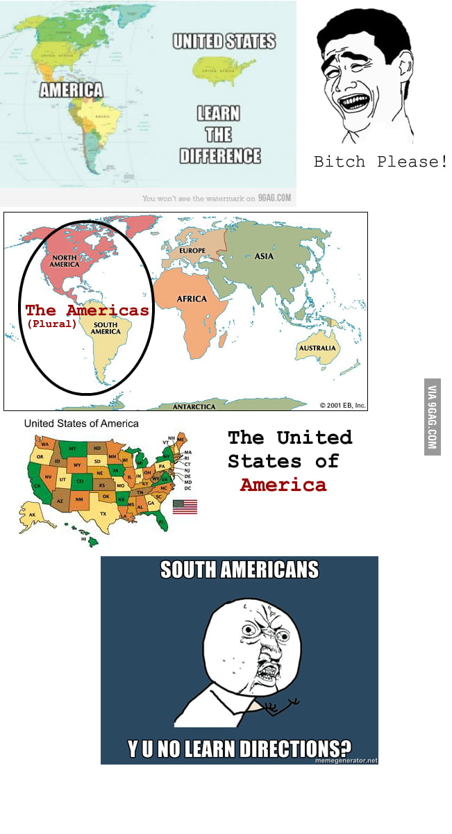 Country vs. Continents - 9GAG
