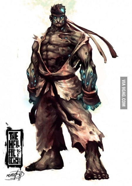 The Walking Ryu 9gag