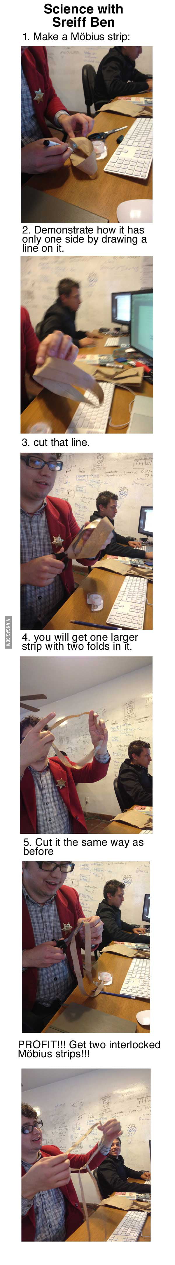 Möbius strips are AWESOME! - 9GAG