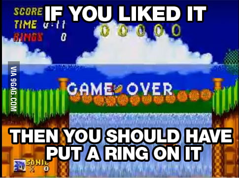 Beyoncé knows what she's talking about... Sonic! - 9GAG