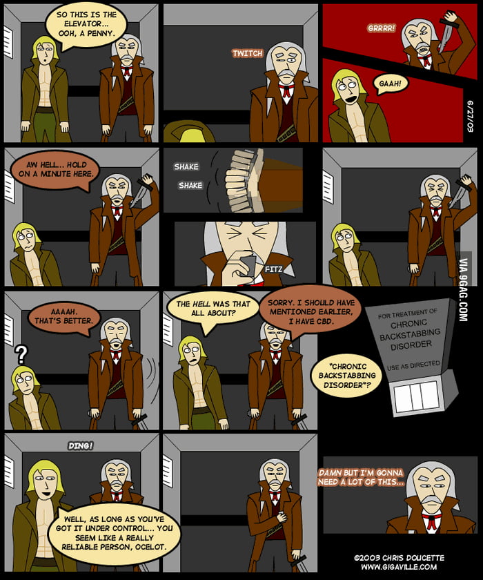 Just Liquid meeting Ocelot - 9GAG