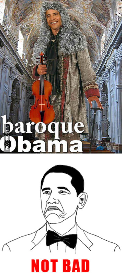 Baroque Obama - 9GAG