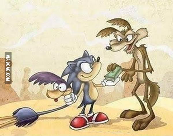 Corrupted Sonic - 9GAG