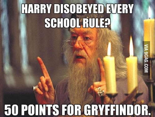 50 Points to Gryffindor! - 9GAG