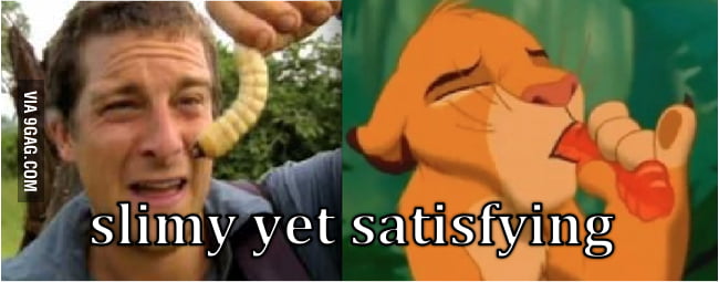Slimy yet satisfying - 9GAG