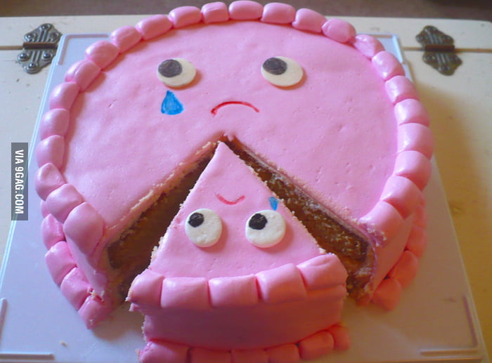 Sad cake is sad. - 9GAG