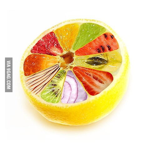 Inside a lemon - 9GAG