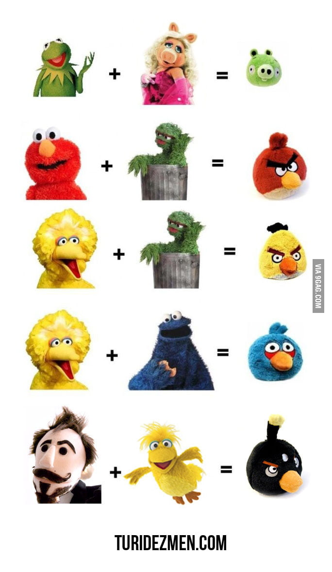 Angry Birds + Muppets (Turi Dezmen) - 9GAG
