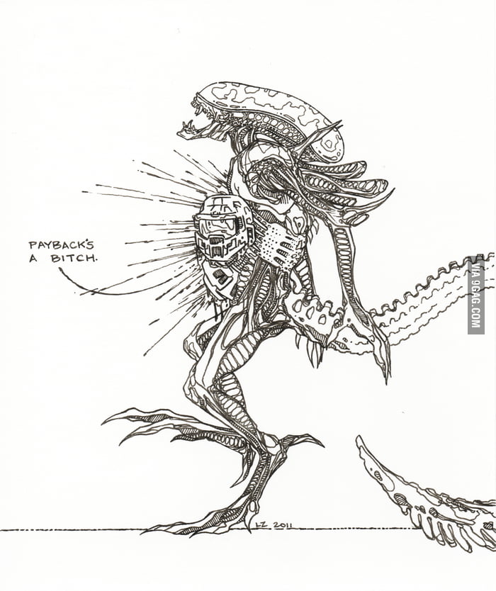 Alien vs Master Chief - 9GAG
