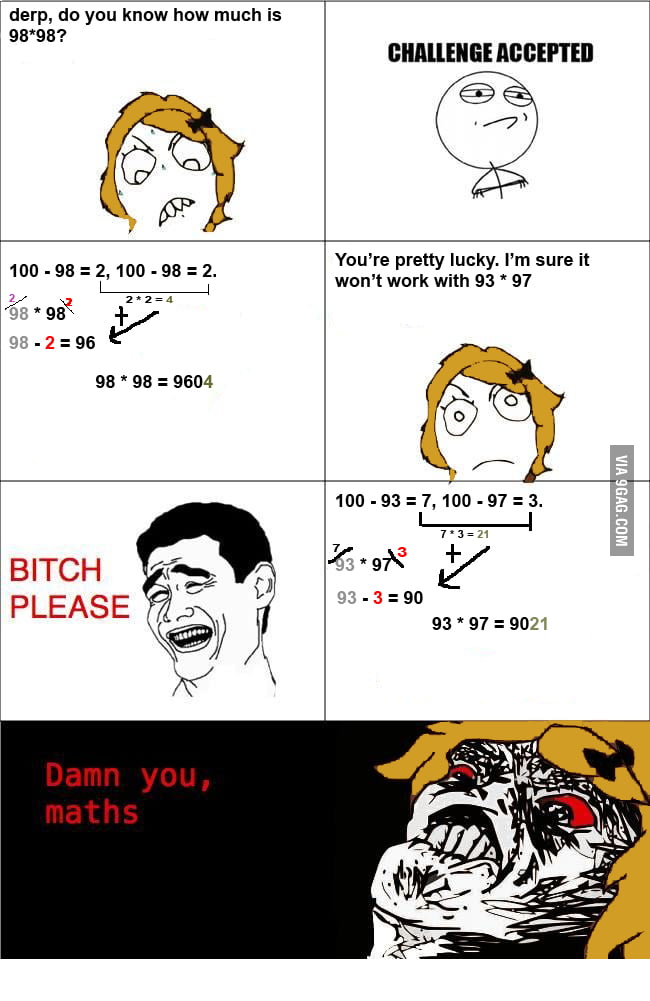 Trolling math mind - 9GAG