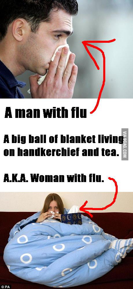 Man flu in real life - 9GAG