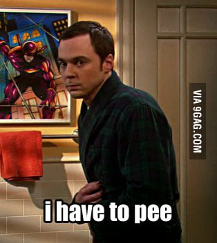 Peeing.. - 9GAG