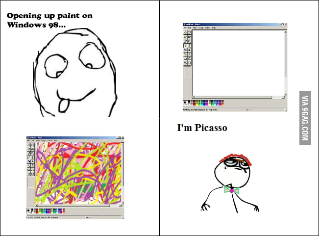Fck yeah im picasso - 9GAG