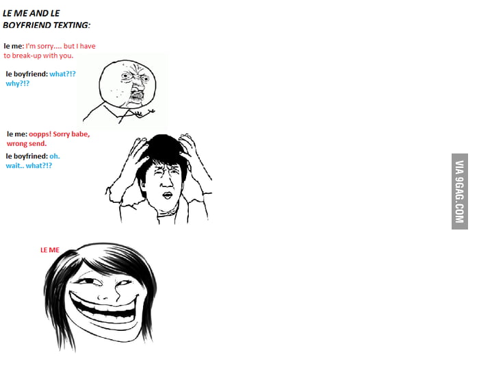 Trolling my BF - 9GAG