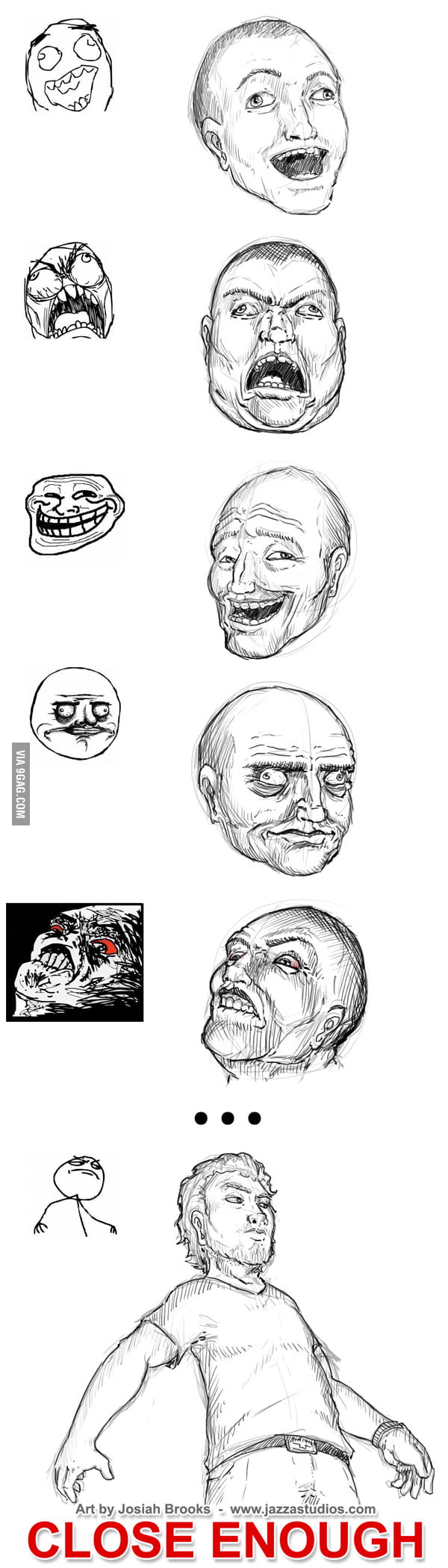 Rage-Faces in HD - by Josiah Brooks - 9GAG