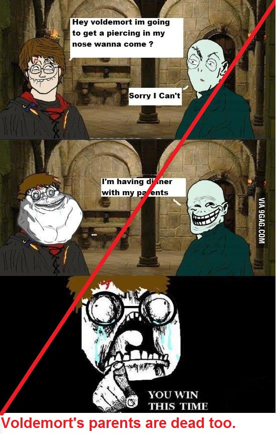 Trolling Lvl: Voldemort [Fixed] - 9GAG