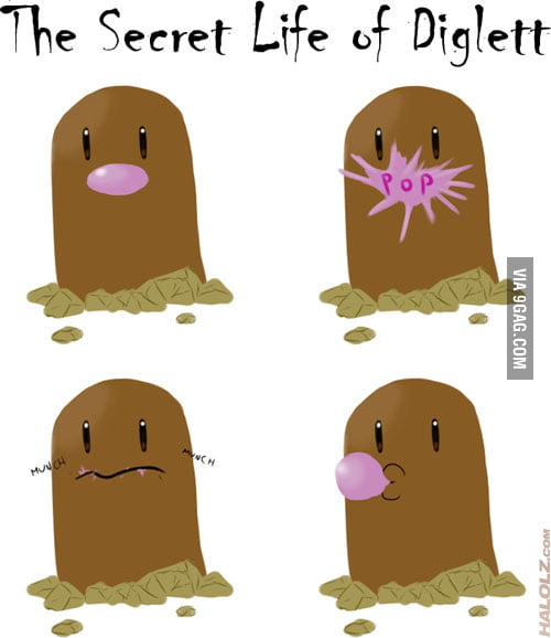 The Secret Life of Diglett - 9GAG