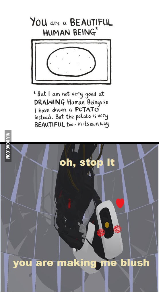 GlaDOS blush - 9GAG