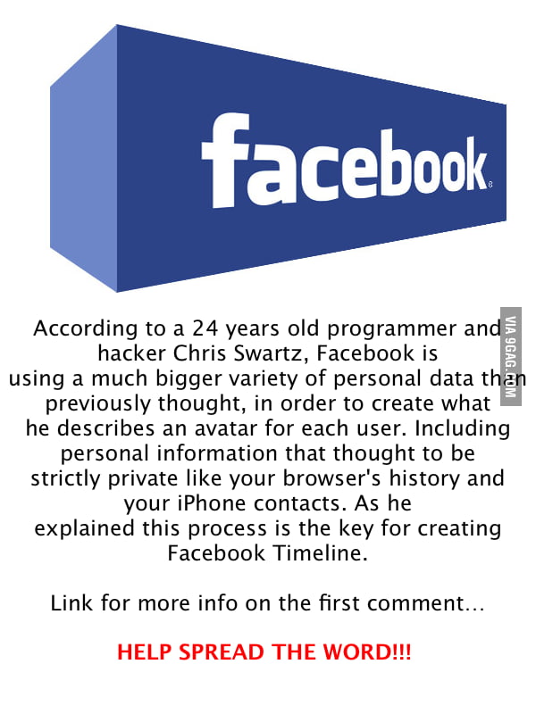Facebook Violates Privacy!!! - 9GAG
