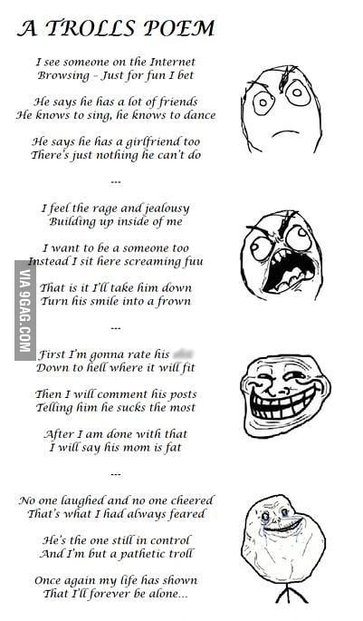 A troll's poem - 9GAG