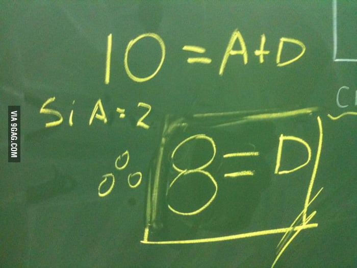 Problem, Math? - 9GAG