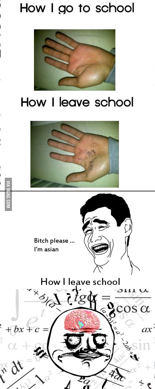 School Level Asian 9gag