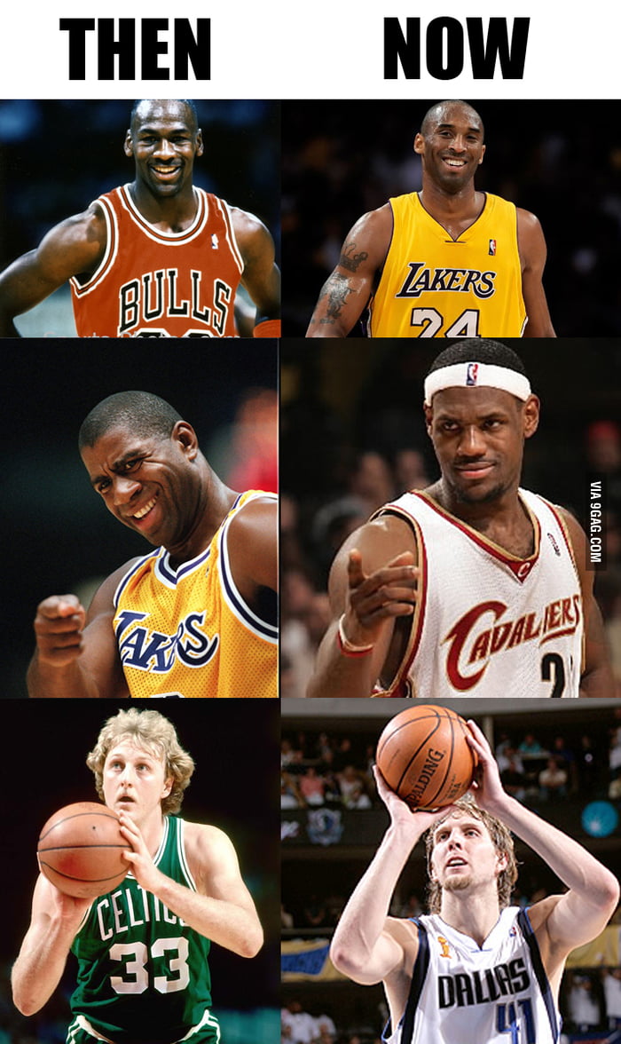 NBA then and now - 9GAG
