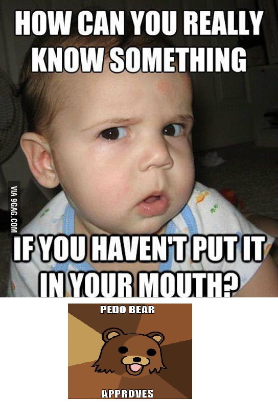 Pedo bear approves - 9GAG