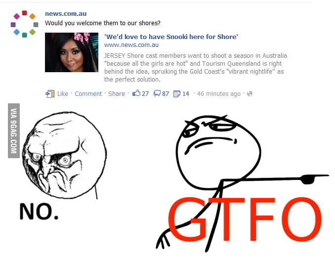 NO SNOOKI! - 9GAG