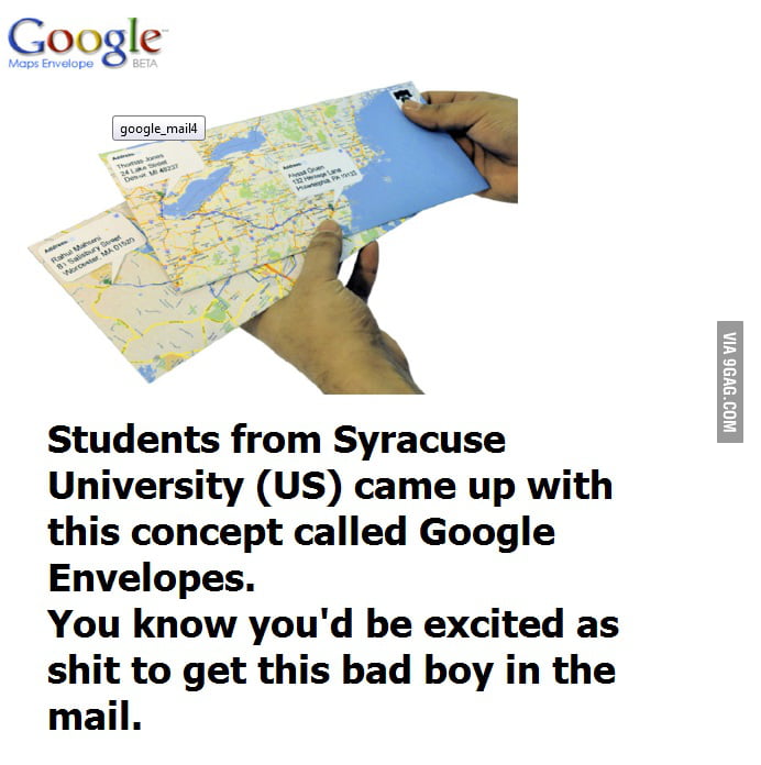 Google mail irl - 9GAG